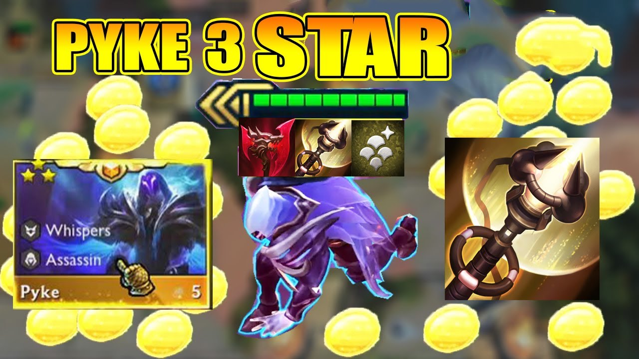 3 Star Pyke Goldmancers Staff Dravens Axe Full Gold Youtube