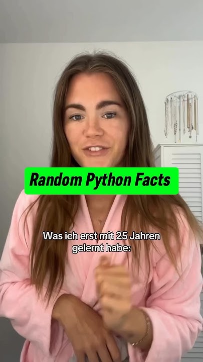 Der Erfinder von Python hatte schon einen sehr eigenen Geschmack 🐍 # ...