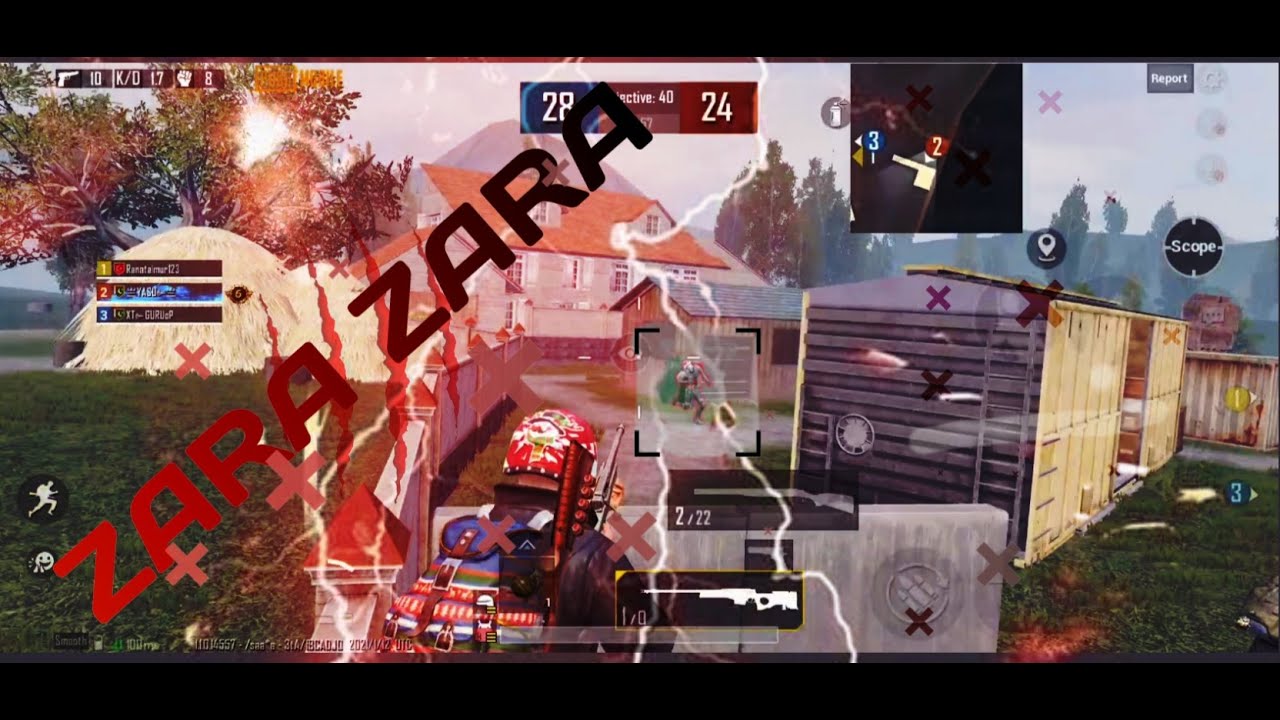 ZARA ZARA || PUBG TDM GAME PLAY || MONTAGE - YouTube