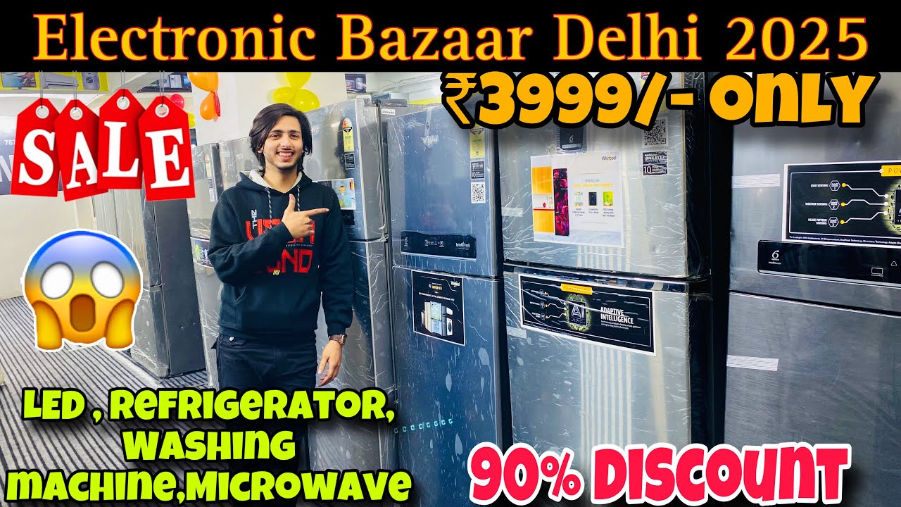 Electronic items Biggest Discount Sale 😱 Led TV refrigerator washing machine || electronic bazar ...