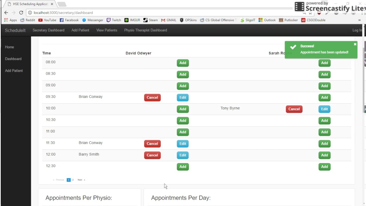 HSE Project Secretary Dashboard Walkthrough - YouTube