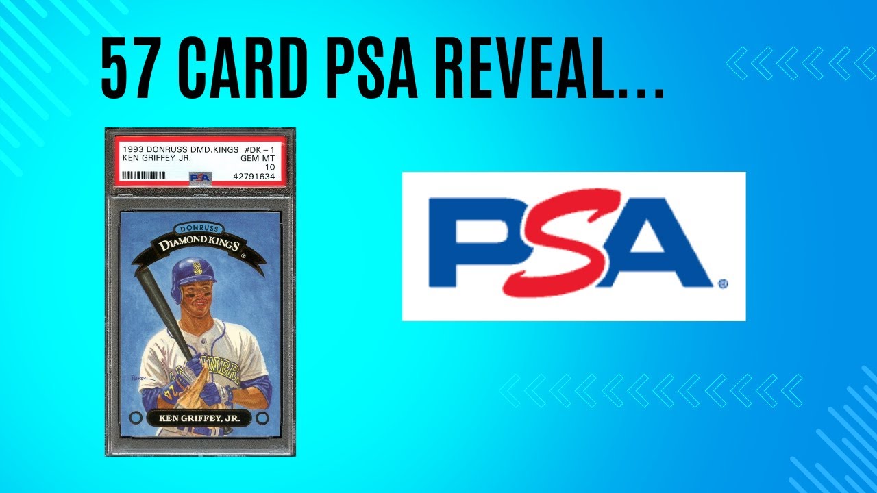 57 Card PSA Reveal... - YouTube