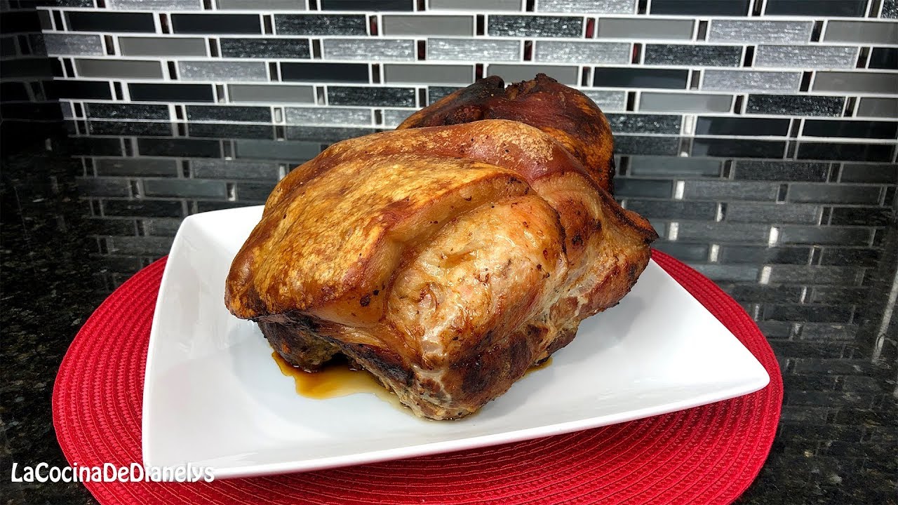 Paleta De Cerdo Deshuesada Al Horno Con Mojó Criollo Al Estilo Cubano ...