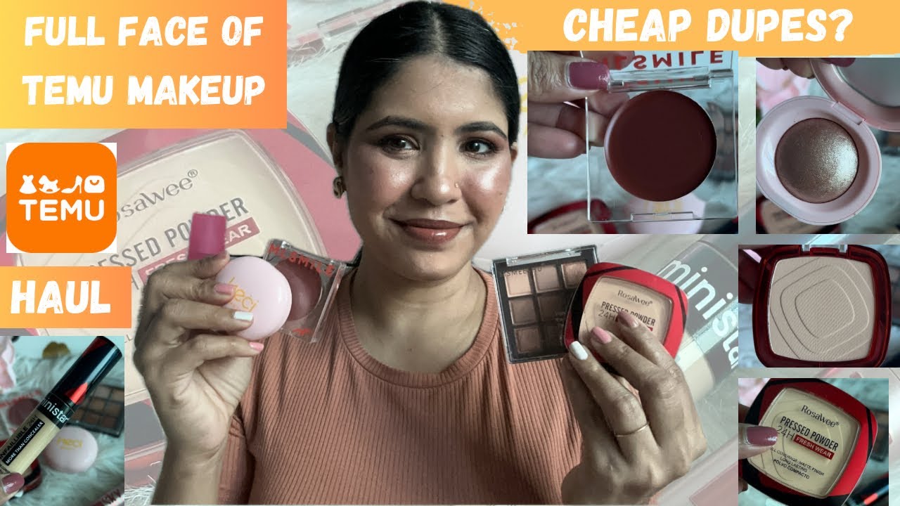 I TRIED CHEAPEST MAKEUP PRODUCTS FROM TEMU + Makeup & Accessories Haul🌸 ...