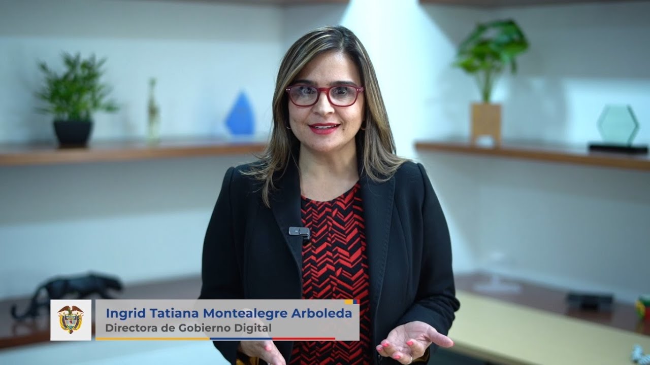 🎖️Palabras Reconocimiento 🏆Dr. Gobierno Digital Ingrid Montealegre | Mi Colombia Digital - YouTube