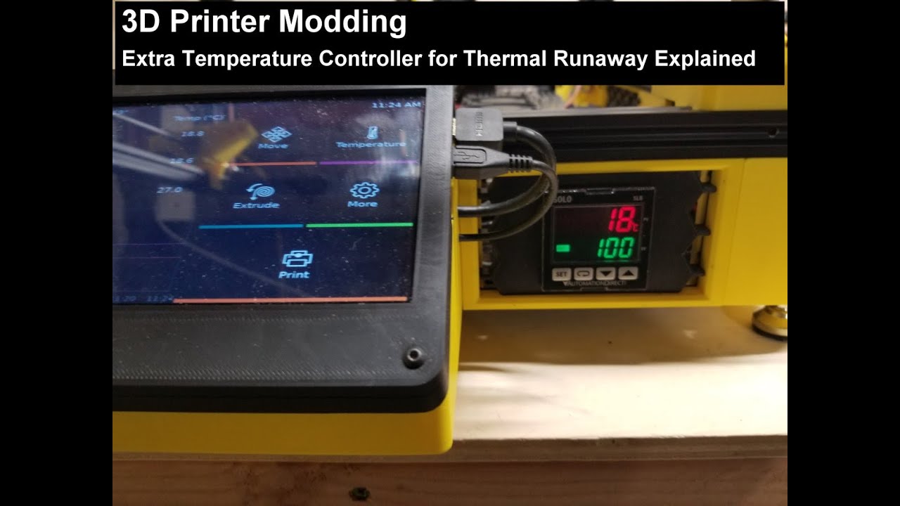 Extra Temperature controller for Silicone Bed Heater Thermal Runaway ...