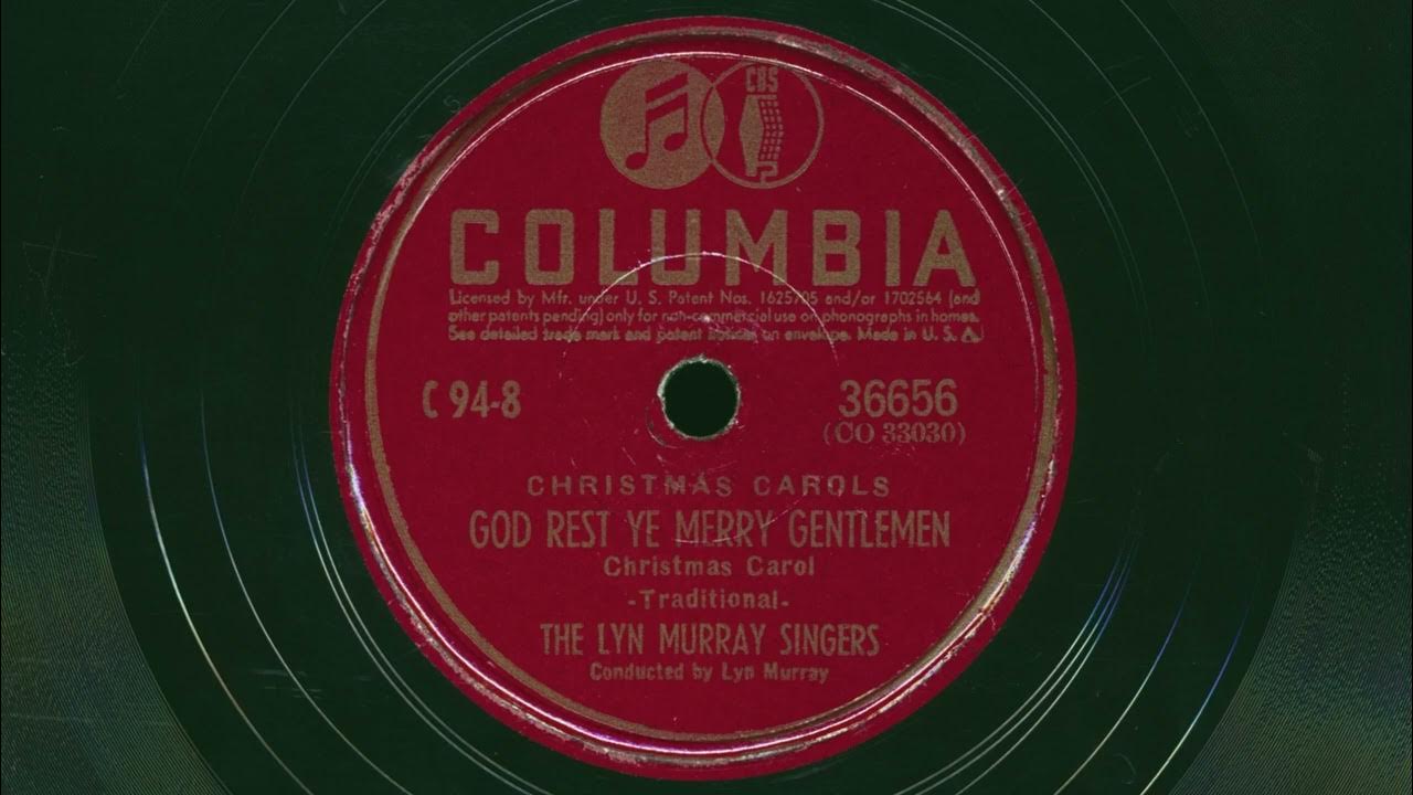 1942 THE LYN MURRAY SINGERS God Rest Ye Merry Gentlemen CHRISTMAS ...