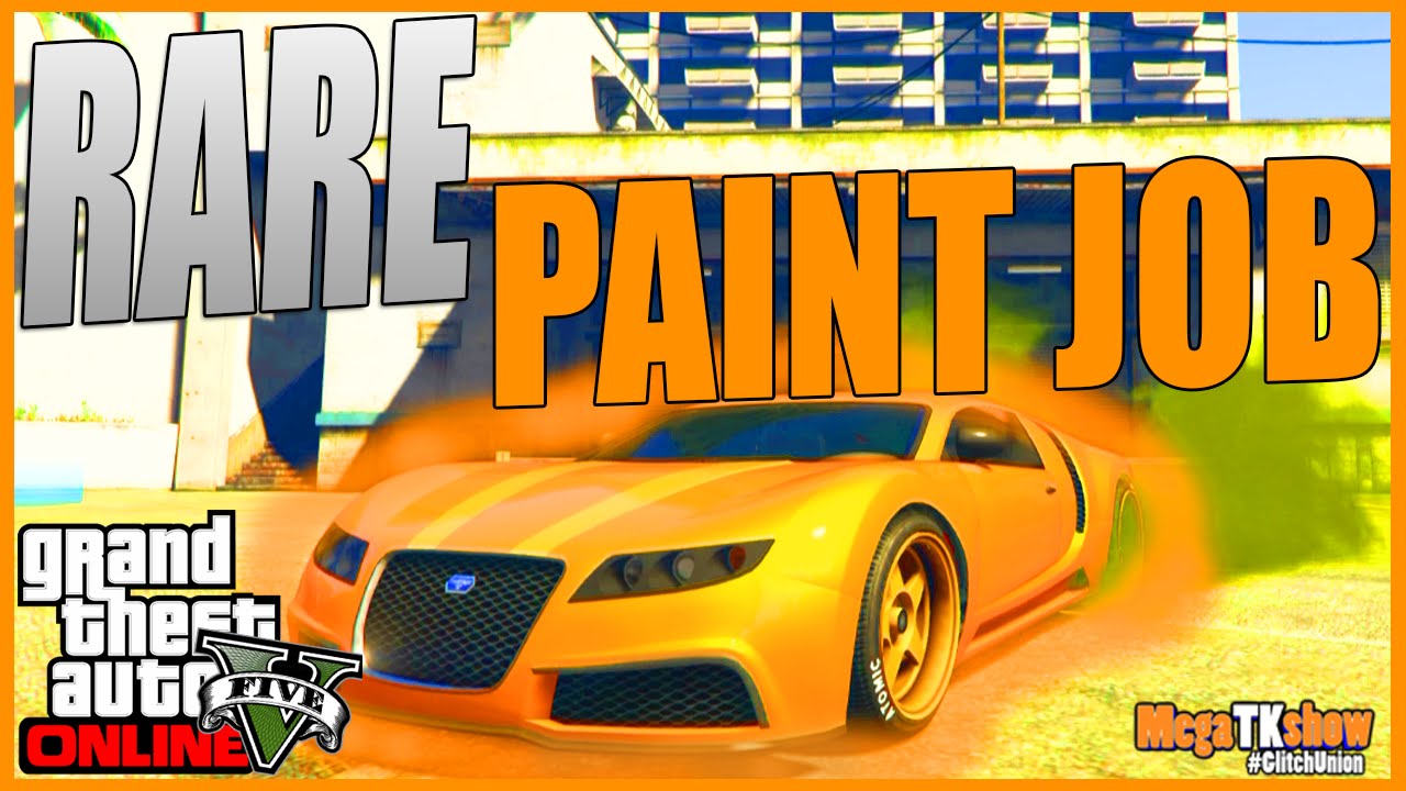 GTA 5 Online: Rare Paint Jobs 'Mega Orange' Awesome Orange Paint Job ...