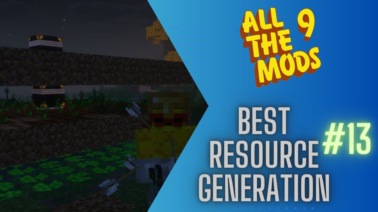 The only resource generation you need in AllTheMods 9... - YouTube