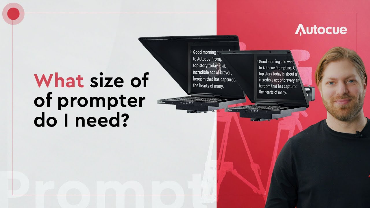 What size of prompter do I need? - YouTube