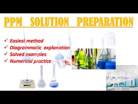 ppm solution preparations and ppm concentration calculation |ppm ...