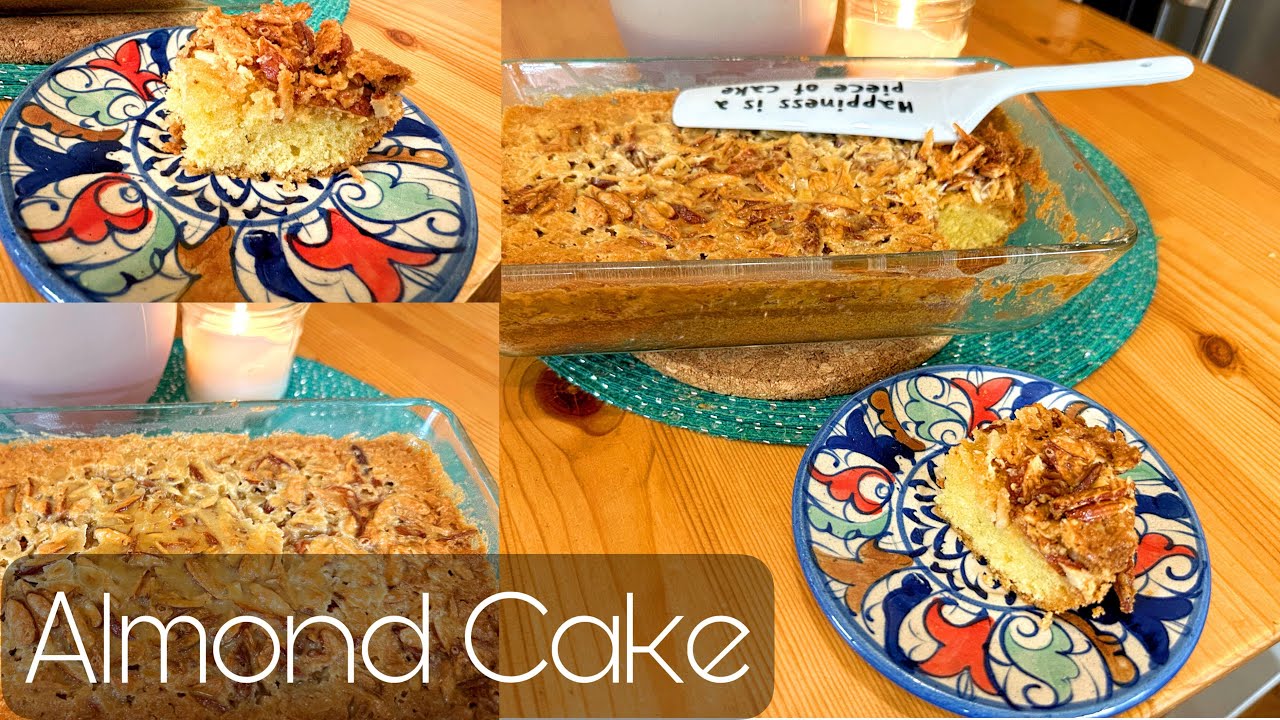 Almond Cake Recipe || Badam ka Cake #recipe #baking #cake #almondcake # ...