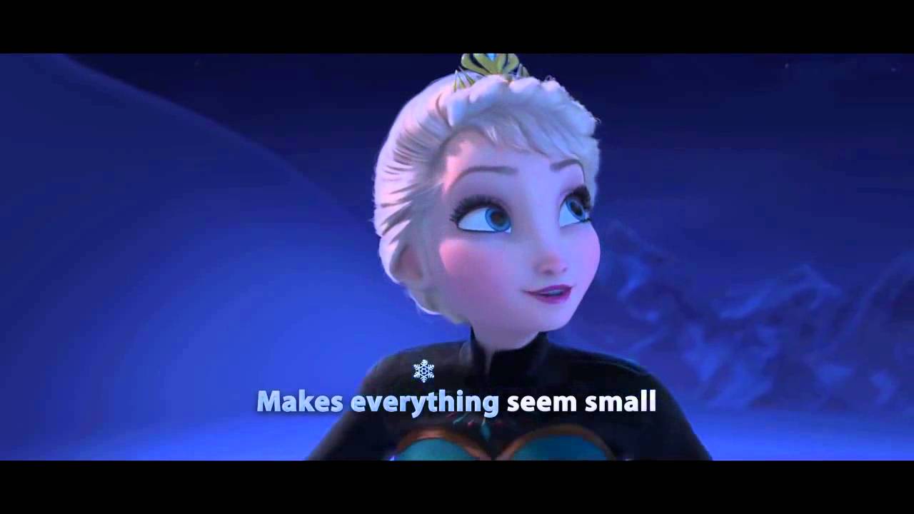 FROZEN Let It Go Sing along Official Disney HD - YouTube