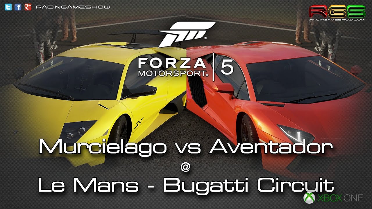 Forza Motorsport 5: Lamborghini Fight. Murcielago vs Aventador. - YouTube