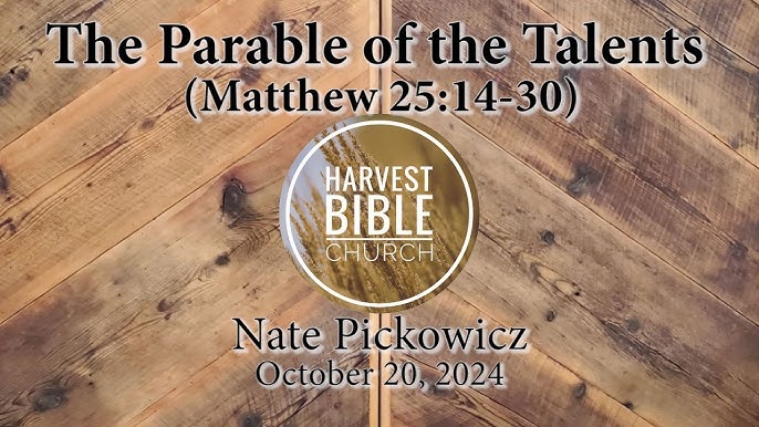 Parable Of The Talents Matthew 25 14 30 Youtube The Parable Of The