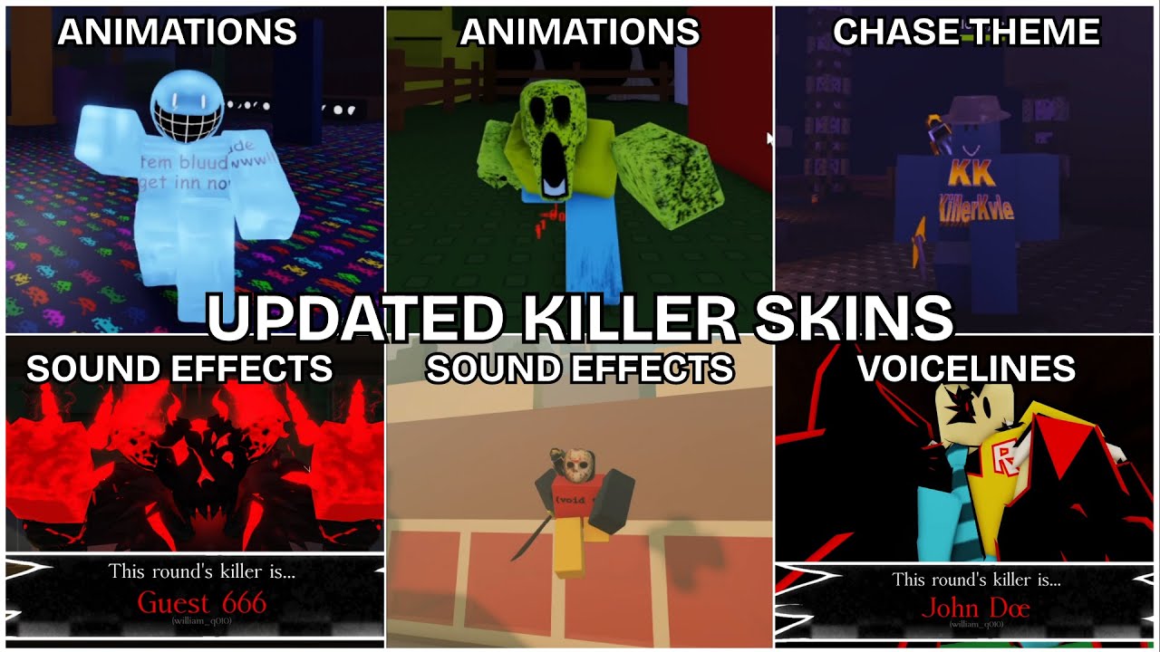 EVERY UPDATED KILLER SKIN | Roblox Forsaken Nosferatu Update - YouTube