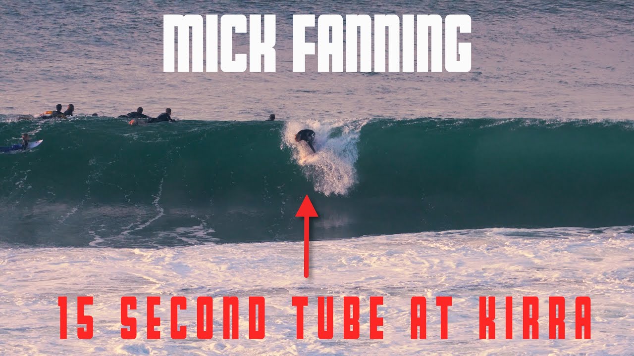 Mick Fanning - The 15 second barrel @ Kirra Point - YouTube