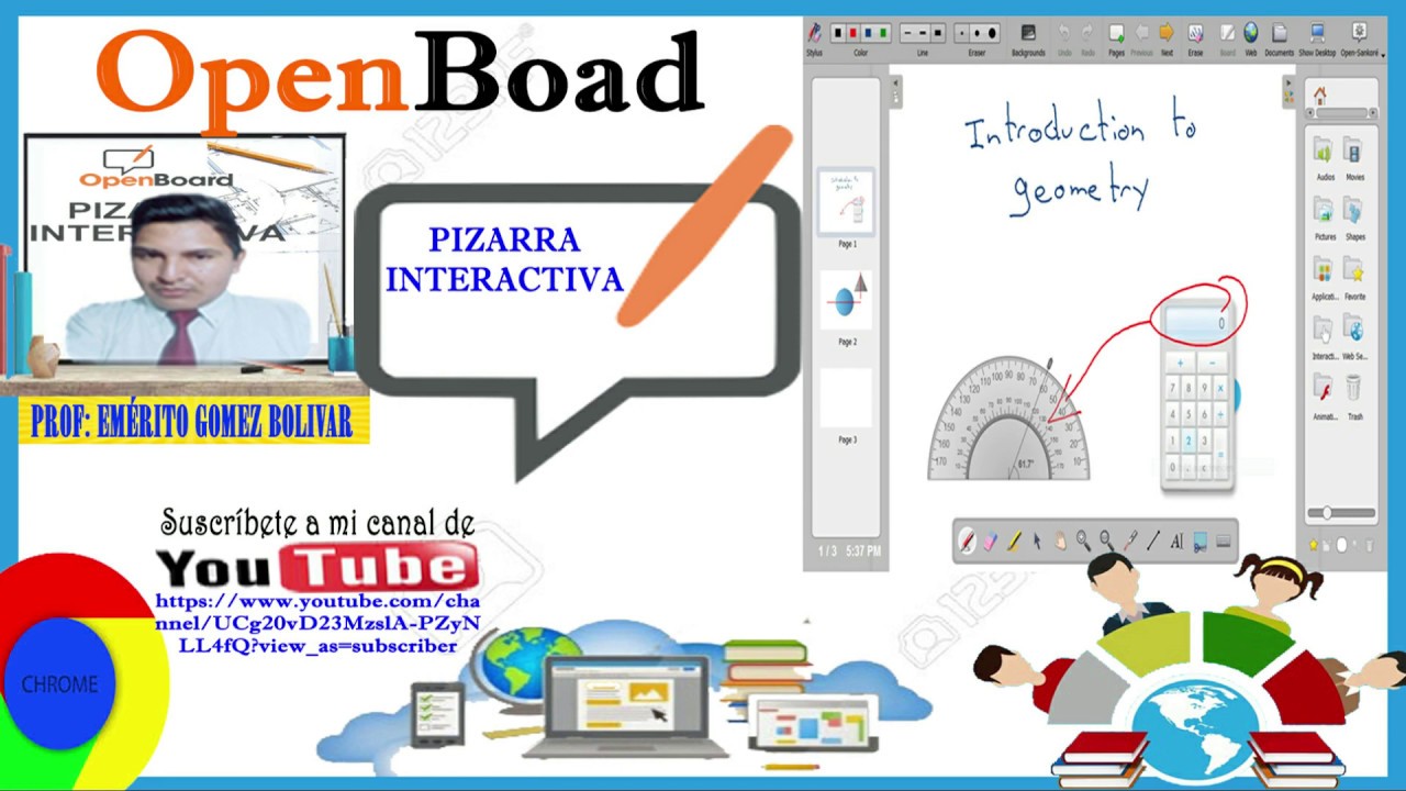 OPEN BOARD PIZARRA INTERACTIVA - YouTube