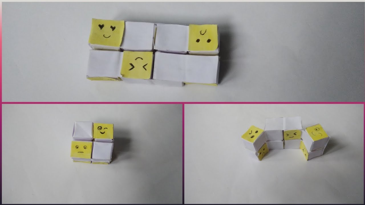 paper infinity Cube/simple craft/paper craft - YouTube