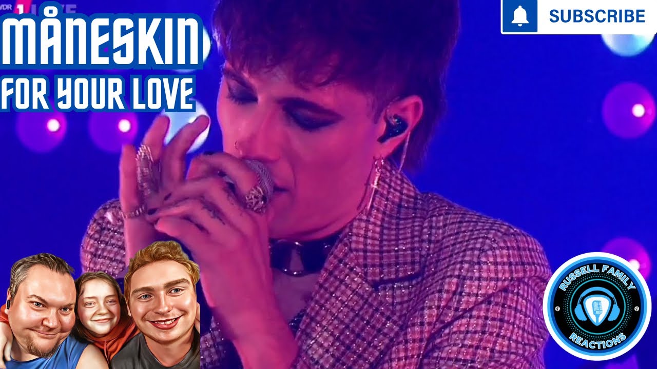 Måneskin For Your Love Live Performance First Time Hearing - YouTube