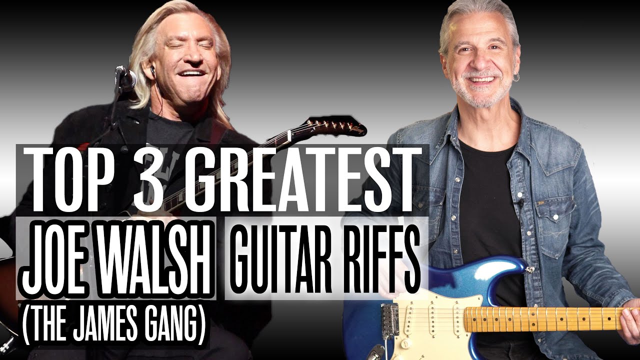 The Top 3 GREATEST Joe Walsh Guitar Riffs from the James Gang - YouTube