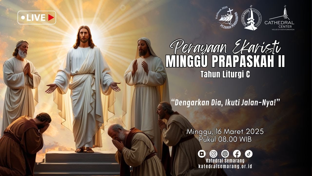 PERAYAAN EKARISTI MINGGU PRAPASKAH 2 – Minggu, 16 Maret 2025 - YouTube