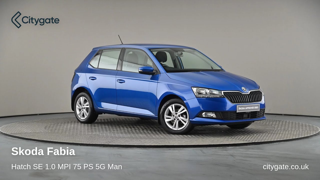 Skoda Fabia - Hatch SE 1.0 MPI 75 PS 5G Man - Citygate ŠKODA Watford ...
