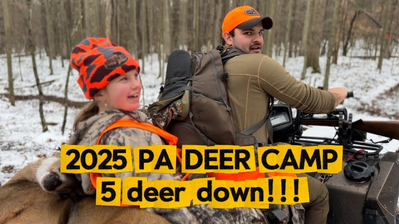 Pa Deer Camp 2025 (Day 1) - 5 DEER DOWN!!! - YouTube