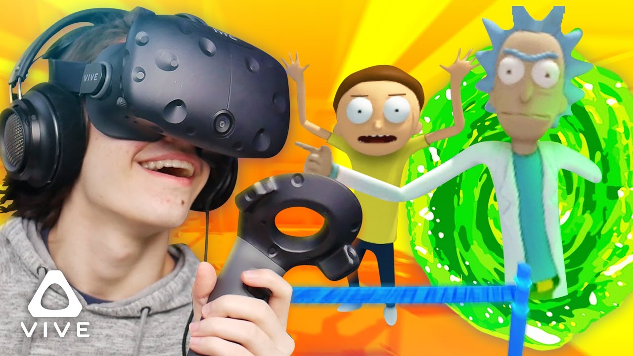 MORTY IS NOW A VEGAN!? 100% CANON. Rick and Morty VR Simulator (HTC ...