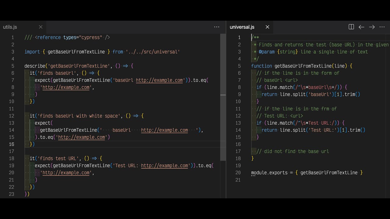 A Quick Cypress Unit Test For Universal Javascript Code Youtube 5801