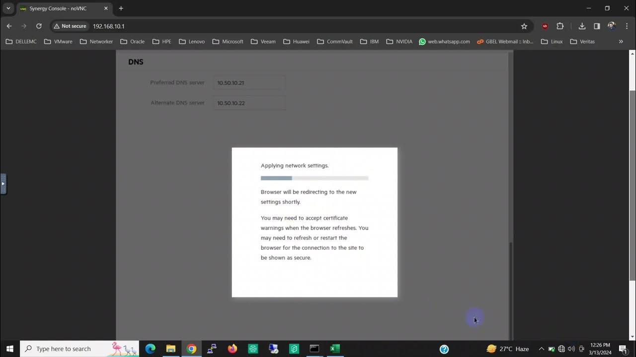 HPE Synergy 1200 Frame Oneview Initialization - YouTube