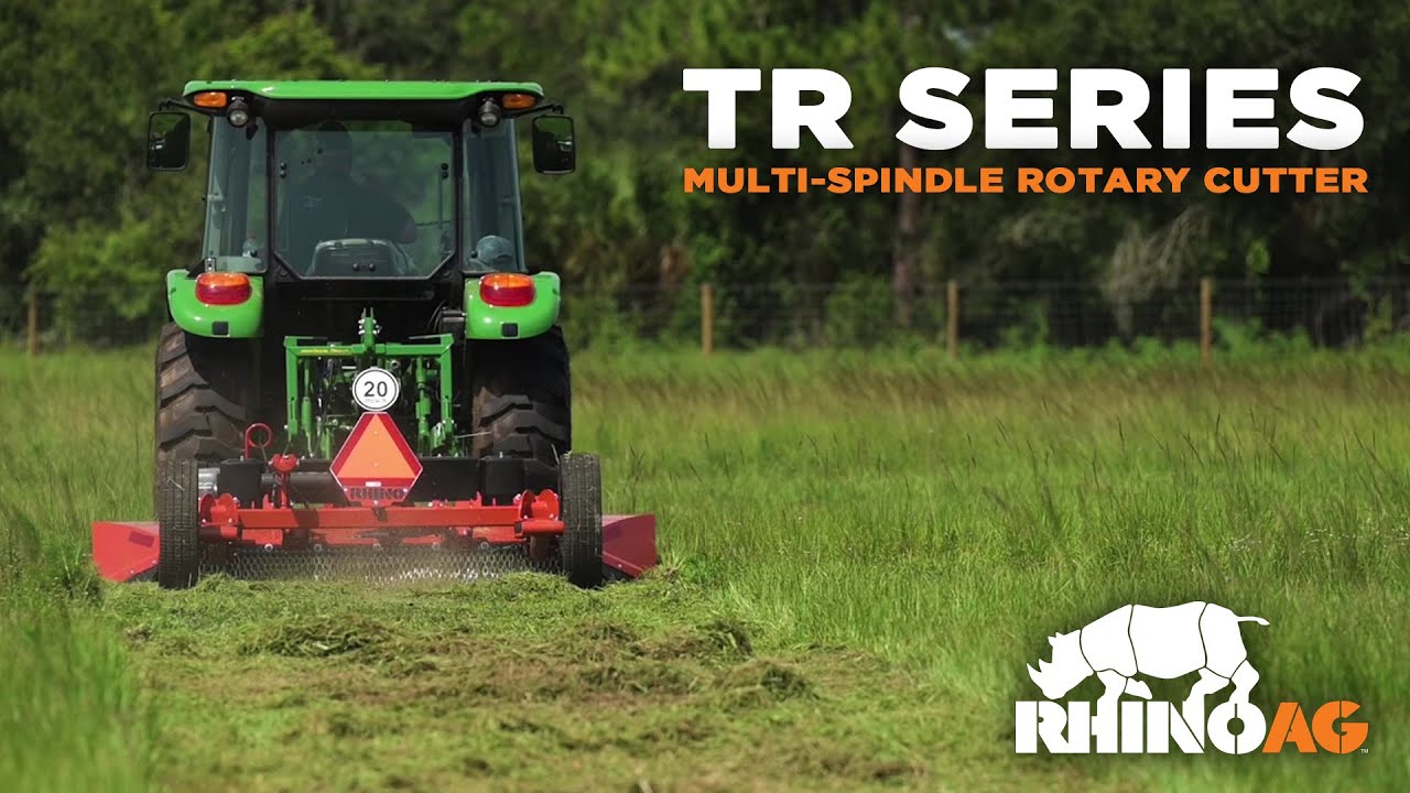 RhinoAg TR Series - Multi-Spindle Rotary Cutter - YouTube