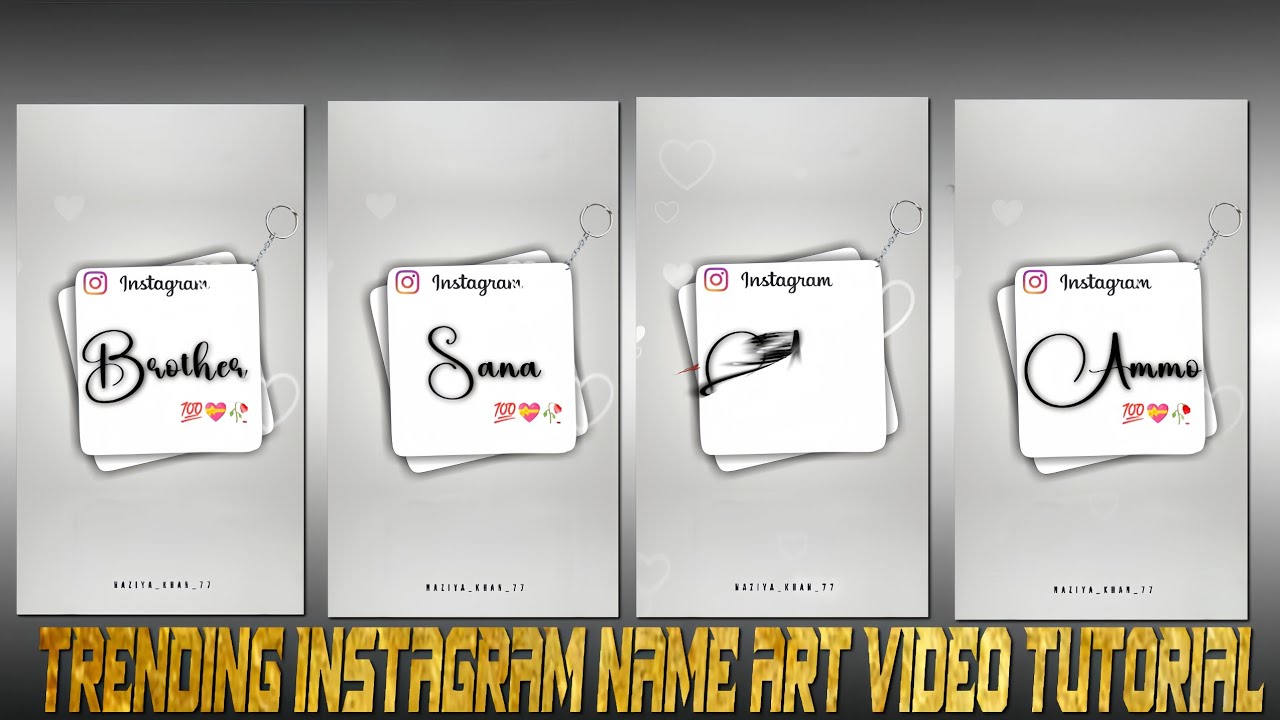 Trending Name Art Video editing in Alight Motion Trending Attitude ...
