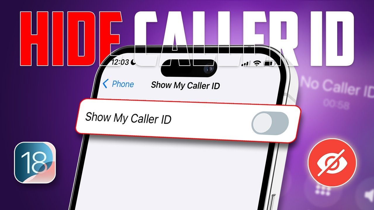 How to Hide Caller ID Phone Number on iPhone After iOS 18 Update - YouTube