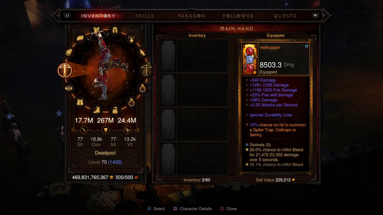 JTwITcH420's Live PS4 Pro: Diablo 3 deadpool clone gameplay - YouTube