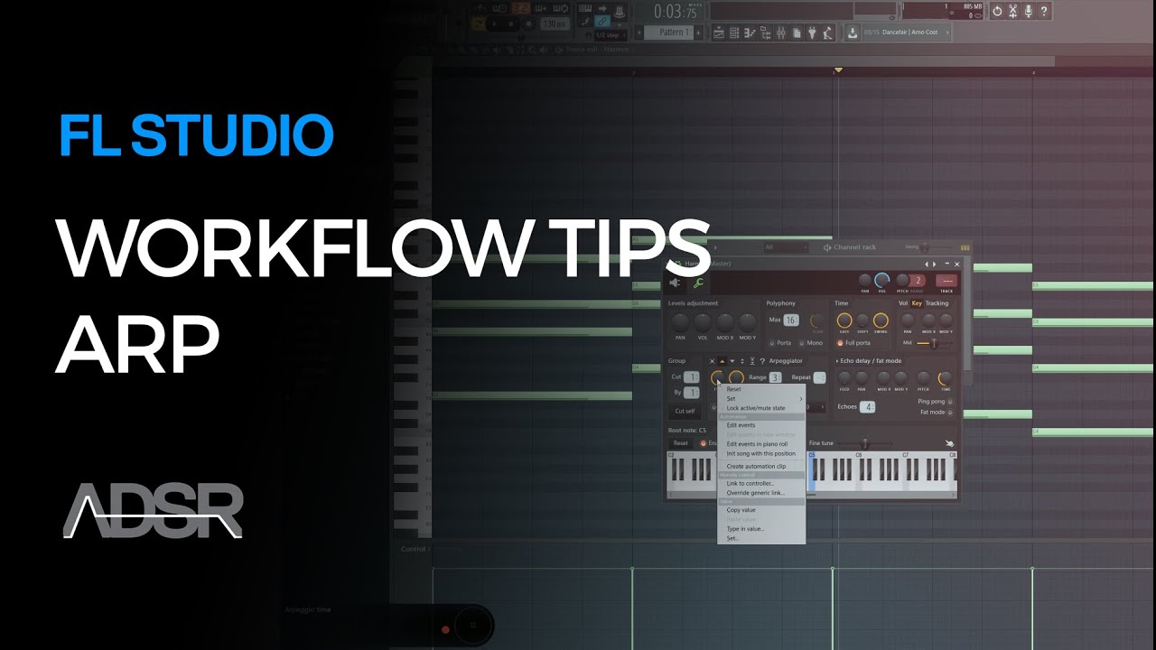 Arp - FL Studio Workflow tips by SeamlessR - YouTube