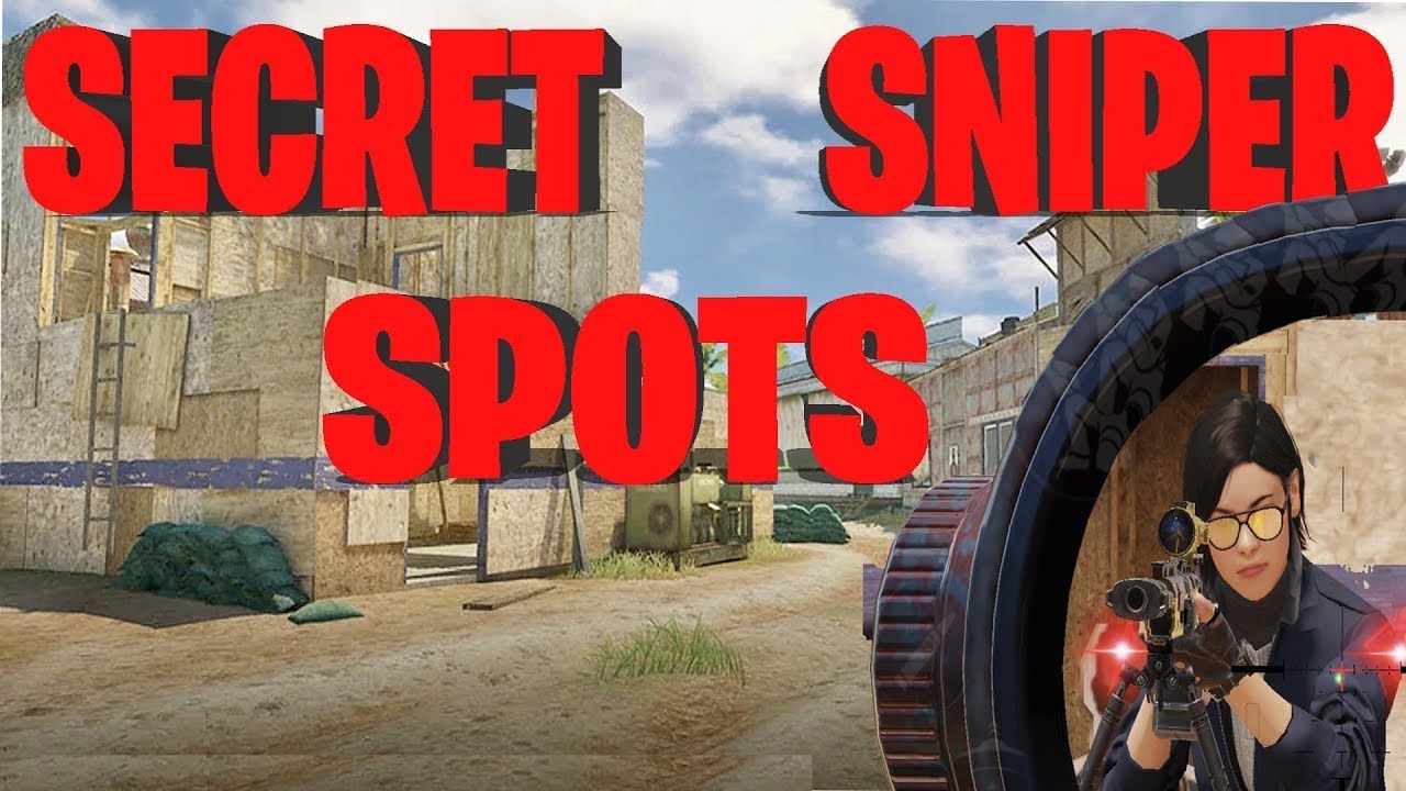 43 Secret Sniper Spots on firing range | Pro CODM wallbang spots ...