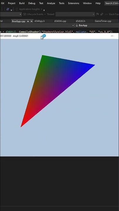 3 First Triangle Learning Directx 12 Youtube 