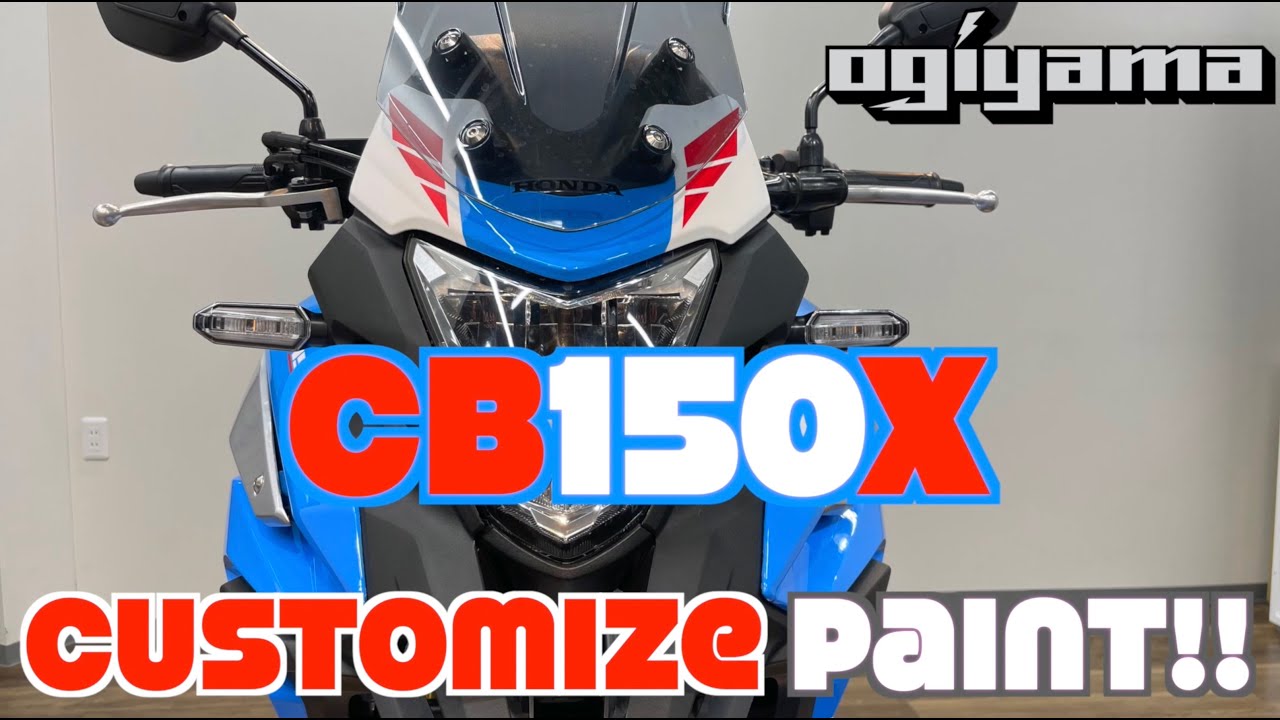 CB150Xカスタムペイント - YouTube