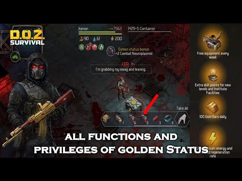 All functions and privileges of Golden Status- Dawn of Zombies: Survival