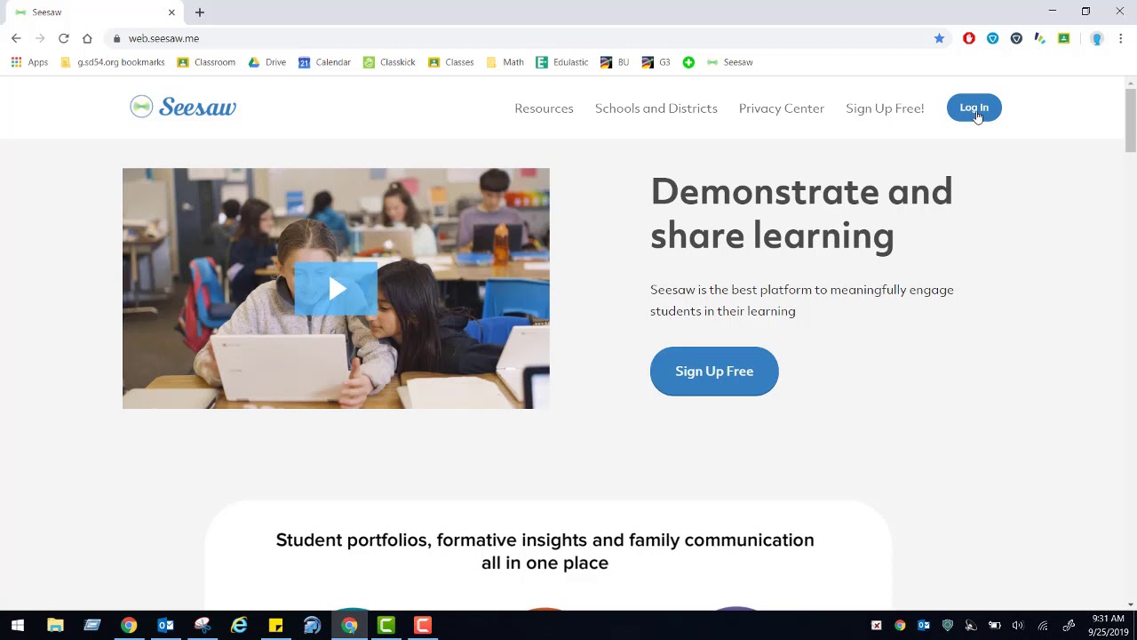 How Students Join a Seesaw Class - YouTube