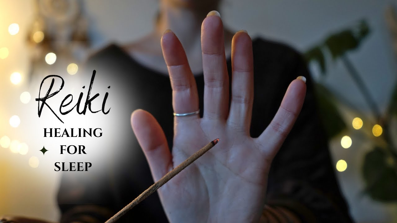 Reiki ASMR ~ Low-Light Energy Healing for Sleep | Hand Movements, Face ...