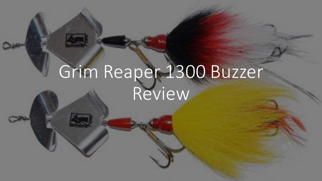 Musky Lure Monday Grim Reaper 1300 Buzzer - YouTube