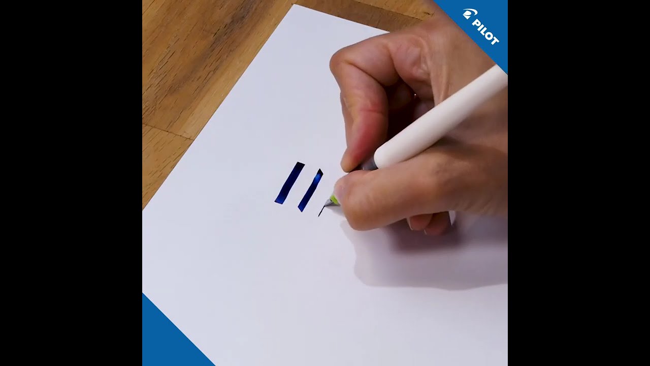Pilot - Parallel Pen - How to hold your Parallel Pen? - YouTube