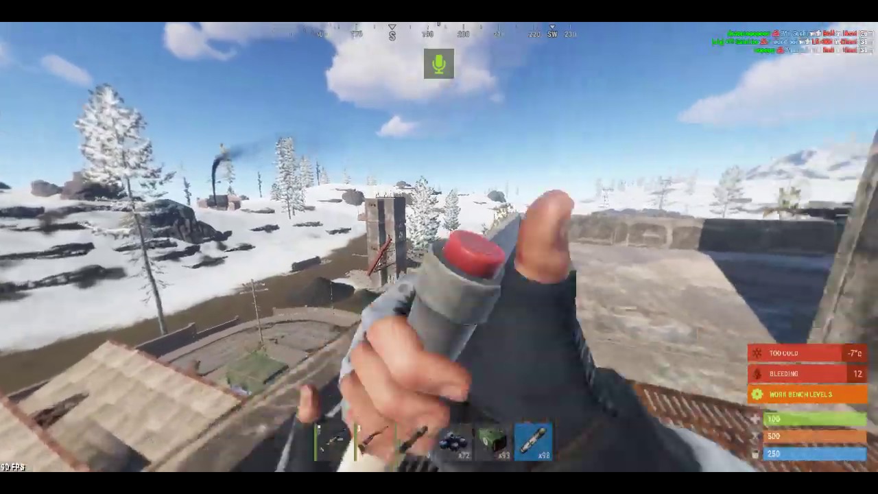 Rust funny Rocket launcher hit with a hilarious guy! - YouTube