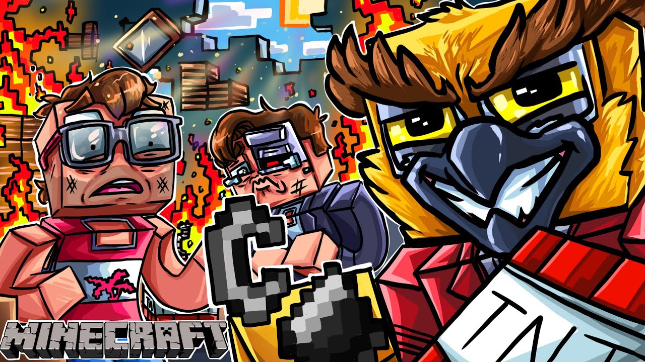 Vanoss Blew Up The House That Terroriser Built For Him In the Minecraft ...