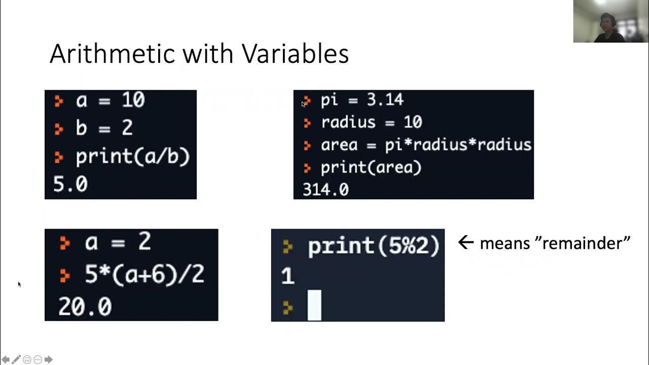 Python Lessons #1: Variables, Lists, For Loops (Lecture) - YouTube