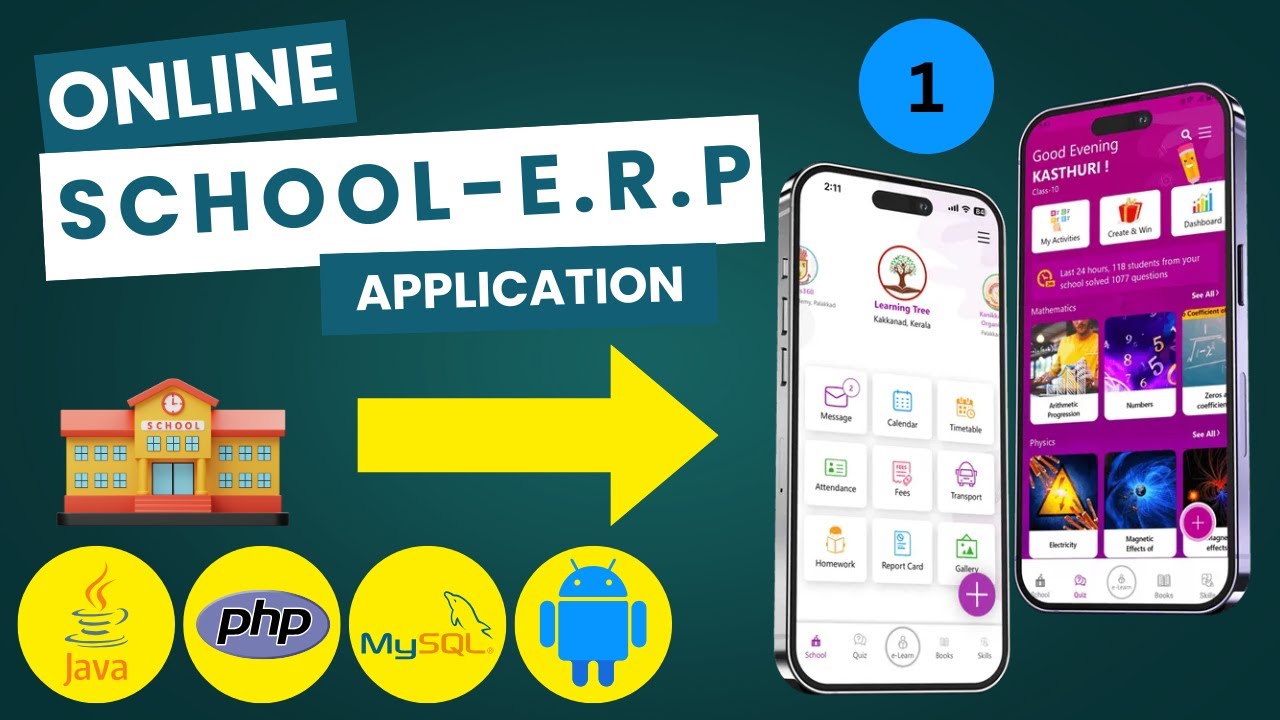 school management software development | school management system app ...