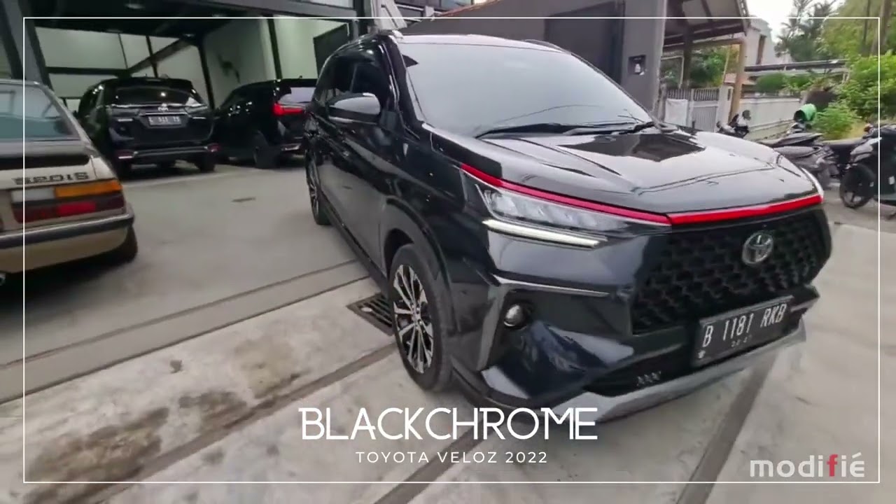 Veloz 2022 Semakin Elegan Dengan BlackChrome dari modifiesby - YouTube