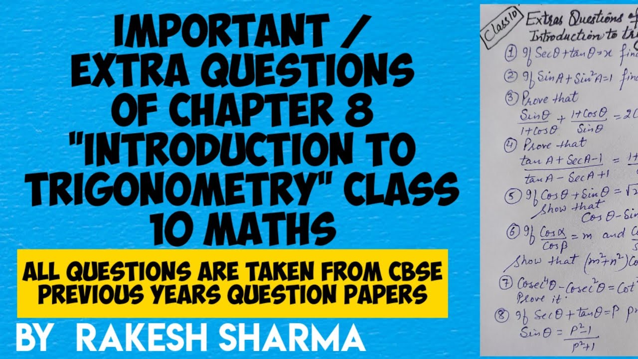 Extra Questions Of Chapter 8 Maths Class 10 Important Questions Of extra-questions-of-chapter-8-maths-class-10-important-questions-of